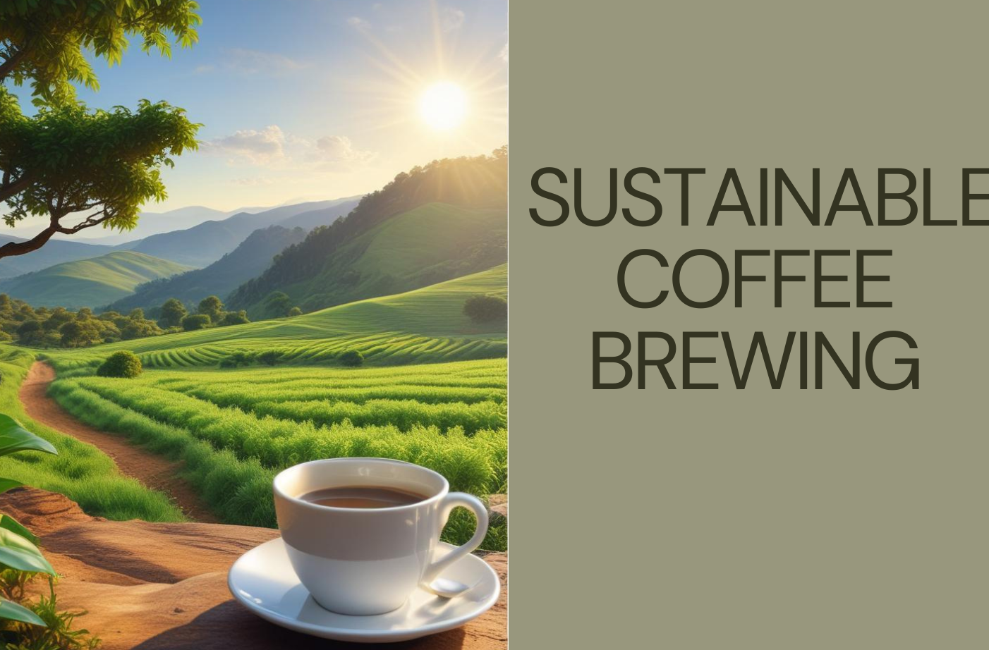 Green Sips, Green Adventures: Steps to a Sustainable Coffee Brewing